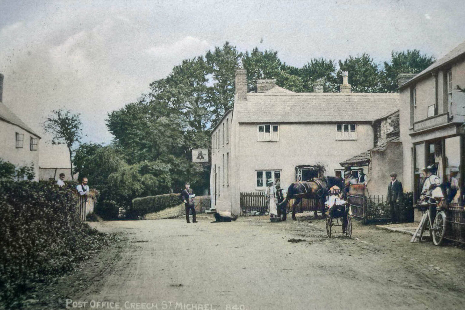 Creech St Michael c 1910 - Word Gets Around